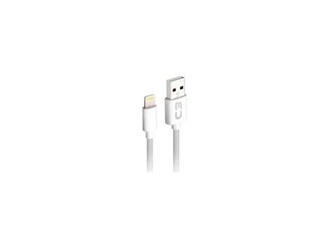 Cabo Lightning Para Usb Para Iphone Ipad E Ipod Metros Branco C Tech Cb L Wh C Plus
