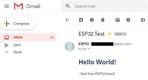 Esp Envoyer Des E Mails L Aide Du Serveur Smtp Html Texte