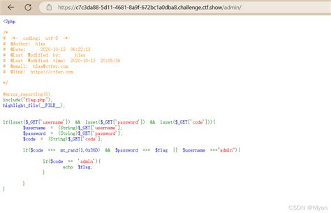 Ctfshow Web入门 Php特性（web132 Web136）ctfshow Web133 Csdn博客