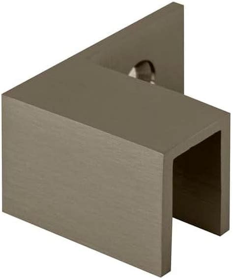 Brushed Left Hand Sleeve Over Wall Mount Glass Clamp