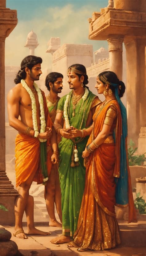 Lexica Couples Meeting Choosing Each Other Ancient India High