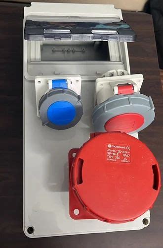 Ip67 Pvc Industrial Plug Socket Box At ₹ 1500piece Plug Socket Box