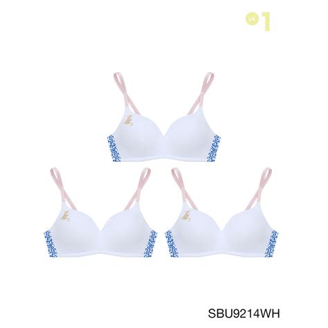 Sabina เสื้อชั้นใน Set 3 ชิ้น Invisible Wire ไม่มีโครง รุ่น Pretty