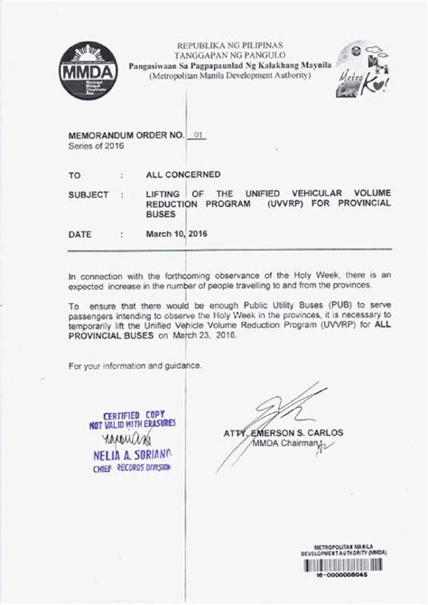 Mmda Number Coding Scheme Suspended From March 24 25 Auto News