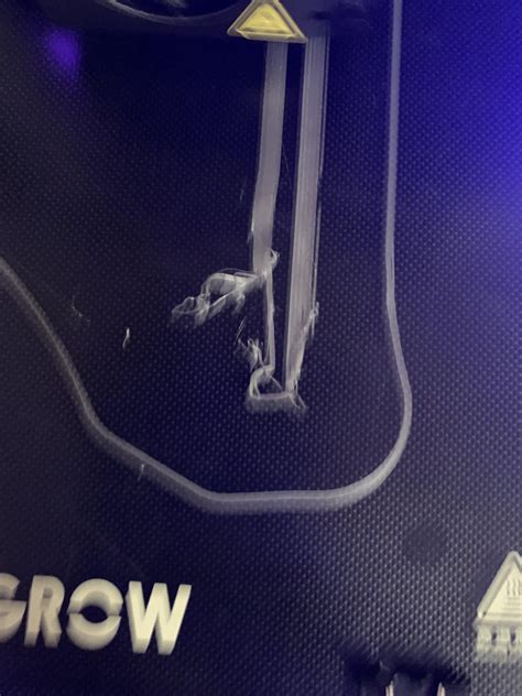 It Looks Like Part Of Its Just Doesnt Stick To The Build Plate Any