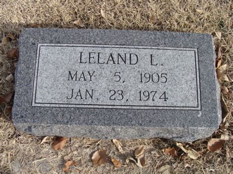 Leland Leroy Harrison 1905 1974 Find A Grave Memorial
