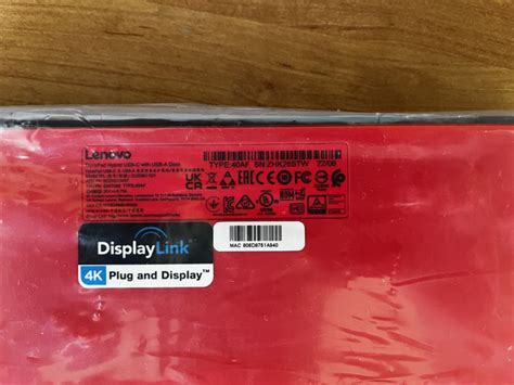 Lenovo Thinkpad Usb C Docking Displaylink 135w Winmacos
