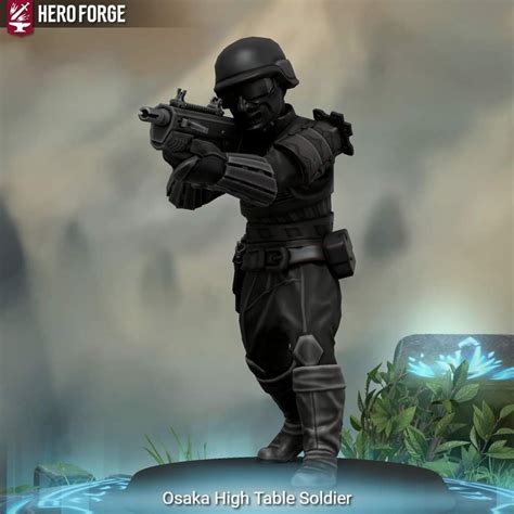 I Made The Osaka High Table Soldiers From Chapter 4 In Hero Forge R Johnwick