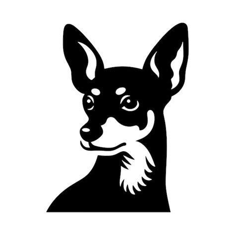 Premium Vector Miniature Pinscher Icon