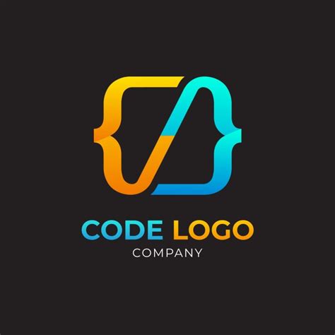 Edita Esta Plantilla Lista Para Usar De Logotipo De La Empresa De Codificación Minimalista Con
