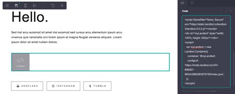 Embedding Landbot In Carrd Landbot Help