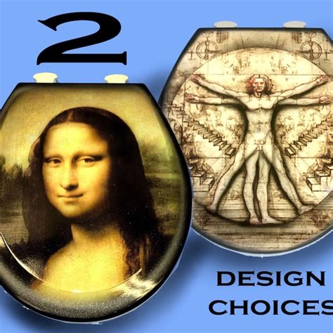 Mona Lisa Toilet Art Etsy