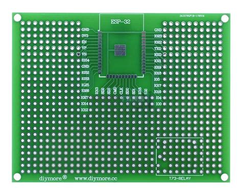 esp8266 wifi esp 12 module prototype printplaat domoticx