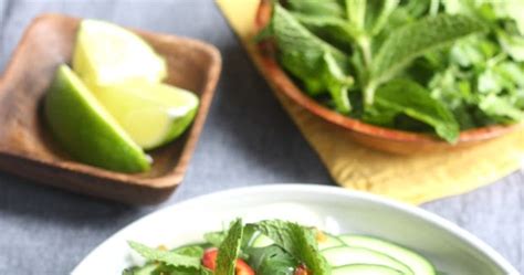 Vietnamese Grilled Pork Noodle Salad Season With Spice