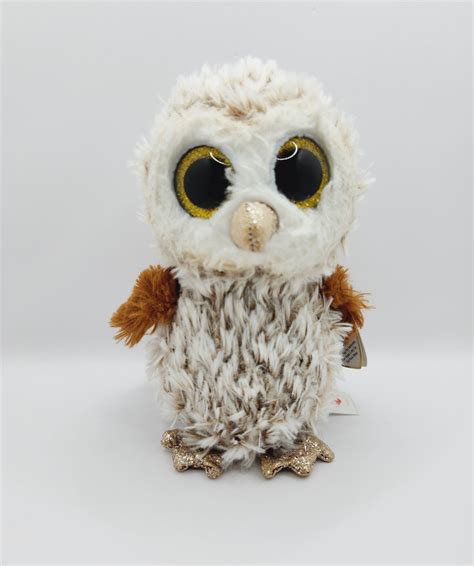 Ty Beanie Boo Percy The Owl Inch Rare Etsy