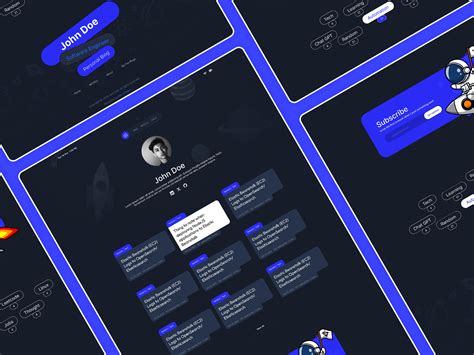 Blog Web Ui Design For Software Engineer By Poe Ei Phyu On Dribbble