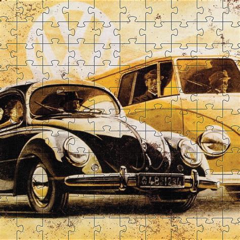 Quebra Cabeça Cognitivo para Idosos Nostalgia Fusca e Kombi