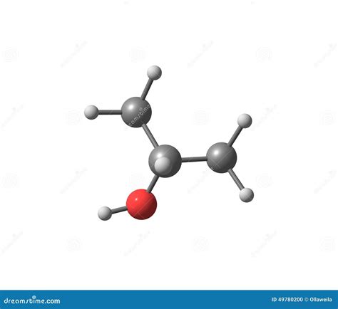 Isopropyl Alcohol 2 Propanol Isopropanol C3h8o Molecule It Is