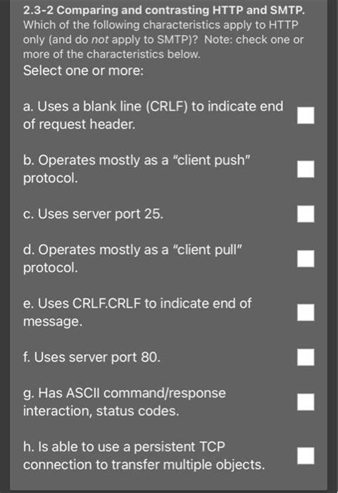 Solved 21 1 The Client Server Paradigm Which Of The
