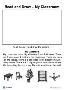 Free Printable Read And Draw Worksheets ESL Vault