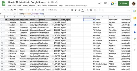How to Alphabetize in Google Sheets (Complete Guide) | Layer Blog