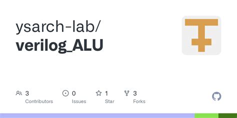 GitHub Ysarch Lab Verilog ALU