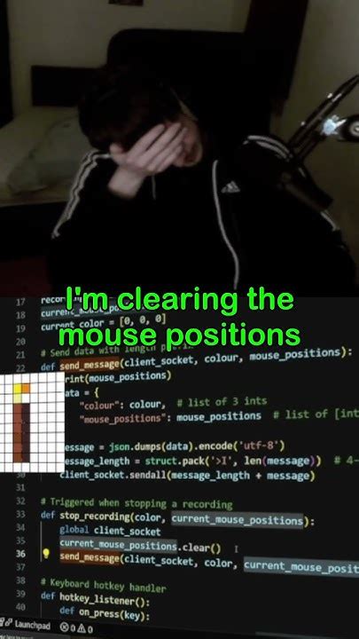 Mouse Positions Gamedev Programming Python Streamer Coding Twitch
