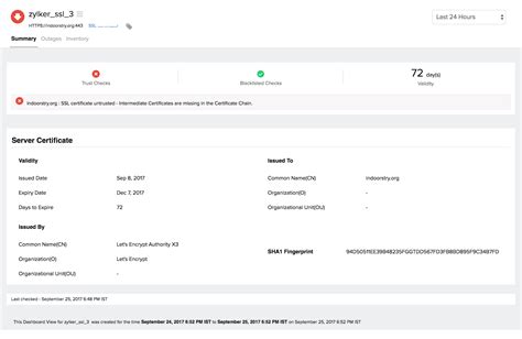 Supported Metrics For SSL TLS Certificate Expiry Monitoring Online