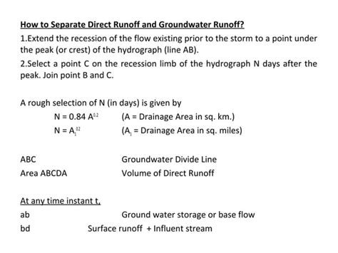 Hydrology Hydro Graph Ppt