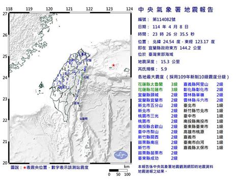 台灣東部海域深夜發生規模59「極淺層地震」 沖繩同時搖晃