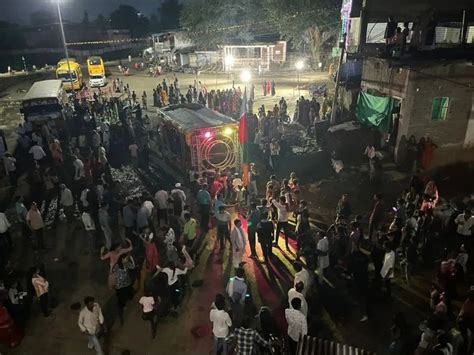 Villagers Bid Farewell To Maa Durga With Great Pomp And Show Shouted