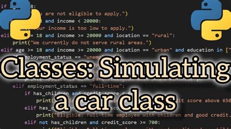 Mastering Classes In Python Simulating Car Class Object Oriented