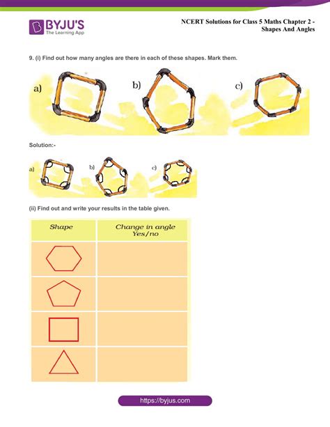 NCERT Solutions Class Maths Chapter Shapes And Angles Updated For CBSE