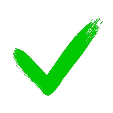 Premium Vector Check Mark Symbol Yes Button For Vote In Check Box Web
