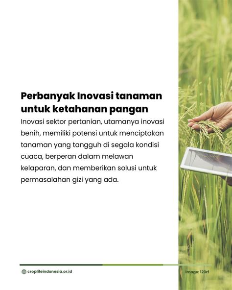 Bantu Petani Beradaptasi Dengan Perubahan Iklim CropLife Indonesia