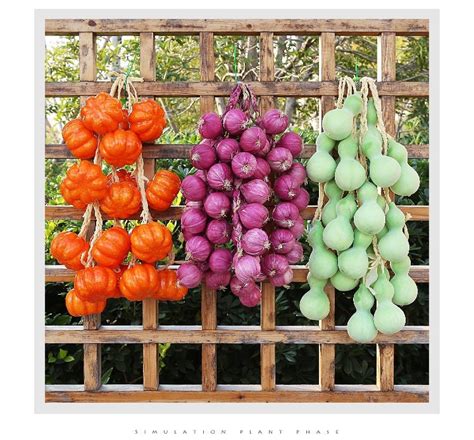 Artificial Vegetable String Fruit String Corn Pepper Etsy Uk