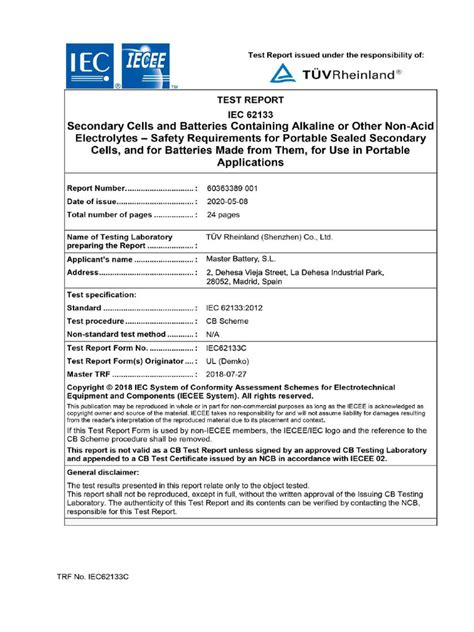 Iec 62133 Pdf