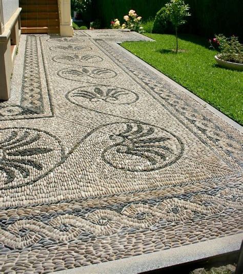 Front yard landscaping design, Garden pathway, Mosaic garden