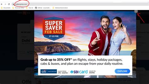 Java How To Close The Promotion Popup In Using
