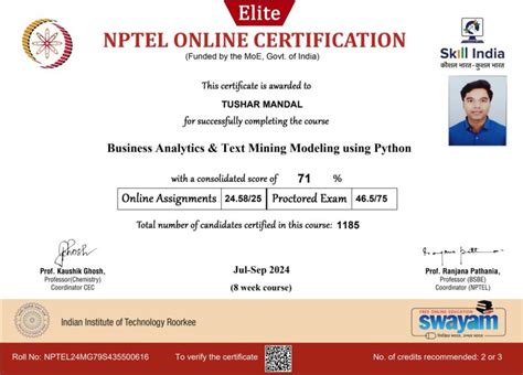 Businessanalytics Python Textmining Lifelonglearning Datadriven Tushar Mandal
