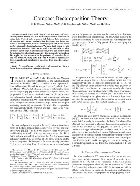 pdf compact decomposition theory