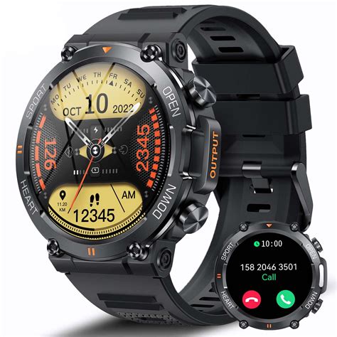 Mens Military Smartwatch Contabilidadecidada Br