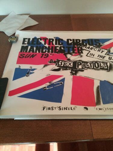 Original Sex Pistols Electric Circus Manchester Sun 19th 3538 X 25