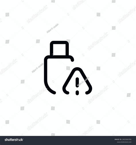 Caution Usb Over 397 Royalty Free Licensable Stock Vectors And Vector