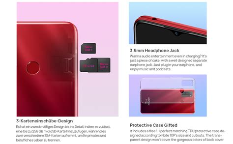 Ulefone Note 10p Smartphone Ohne Vertrag 3gb Ram 128gb Rom 13mp Triple Rückfahrkamera Dual