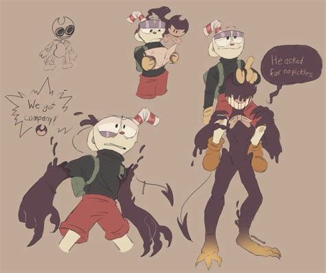 Cuphead X Bendy Oc By Yobakisu On Deviantart Artofit