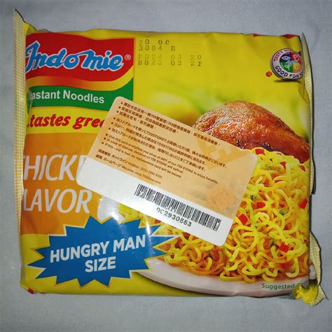 Supersupergirls Food Reviews Indomie Hungry Man Size Noodles Review 180g