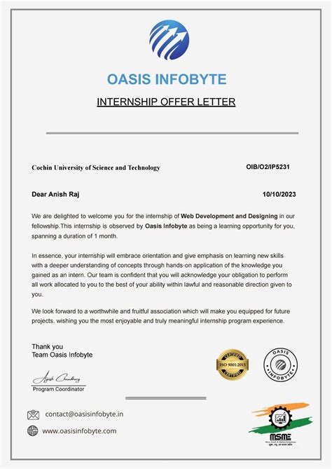 Anish Raj On Linkedin Webdevelopment Oasisinfobyte