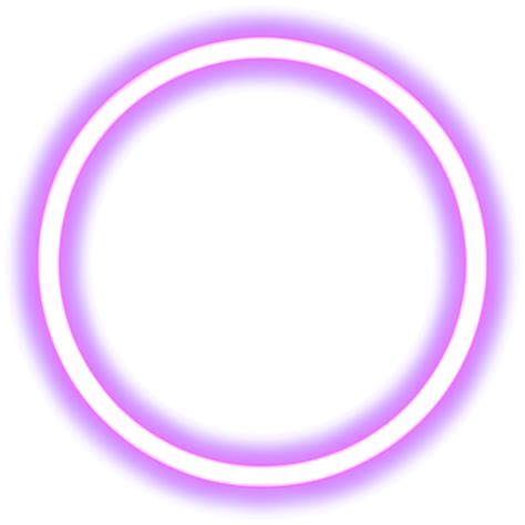 Brillante Neón Circulo Para Tu Decoración Neón Luz Redondo Marco