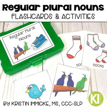 Regular Plural Noun Flashcards And Activities TpT